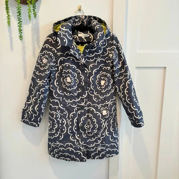 Boden | Jackets & Coats | Boden Navy And White Floral Jacket | Poshmark